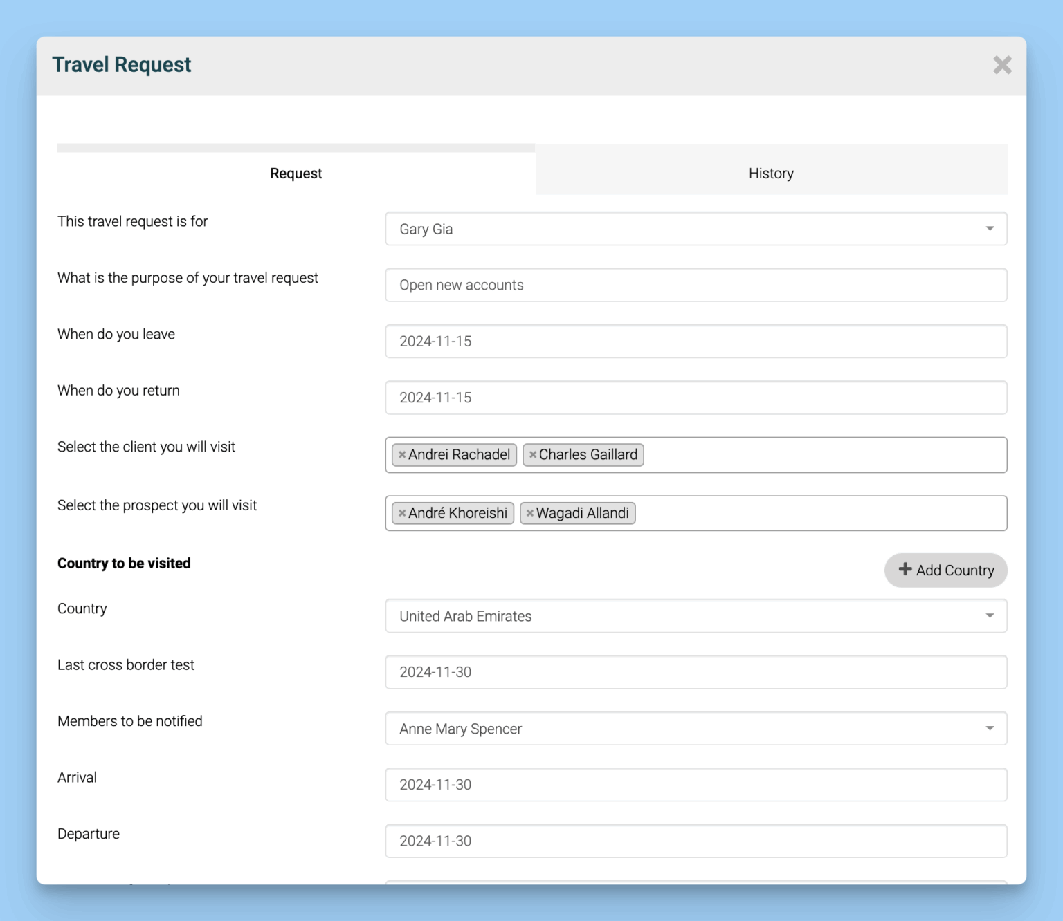 InvestGlass Travel Request Forms: A Detail Guide