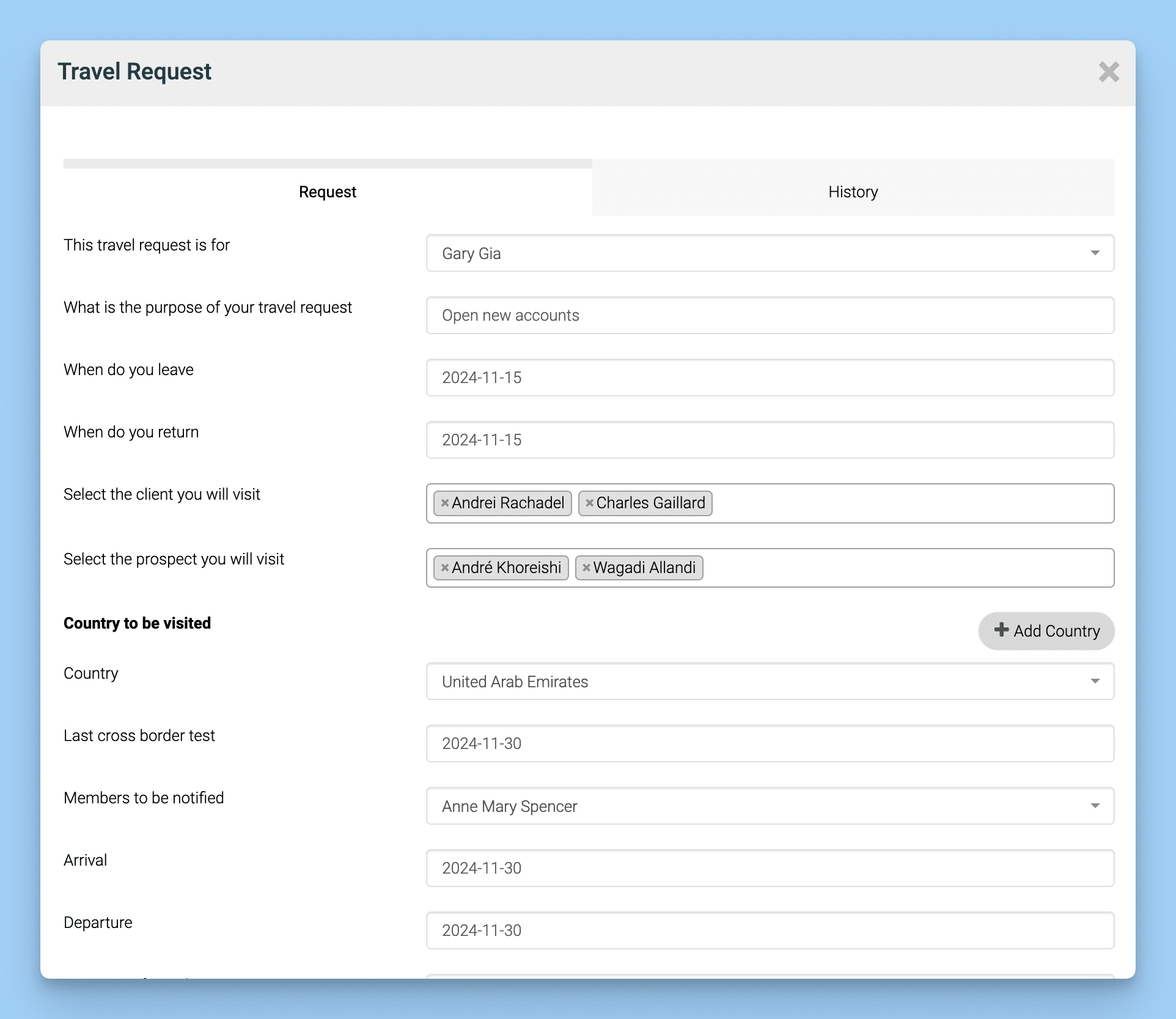 InvestGlass Travel Request Forms: A Detail Guide